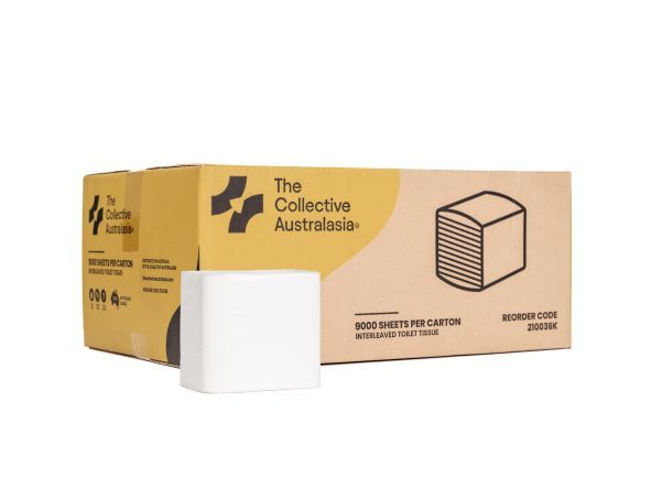 THE COLLECTIVE AUSTRALASIA INTERLEAVE TOILET TISSUE - TBC Distribution