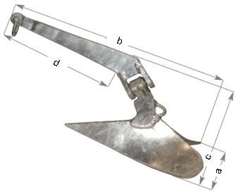5KG PLOUGH ANCHOR HDG | Marine & Boating Supplies | The Deckstore Australia