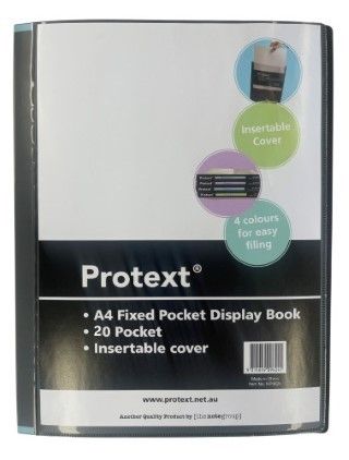 Protext A4 20pkt Fixed Display Book