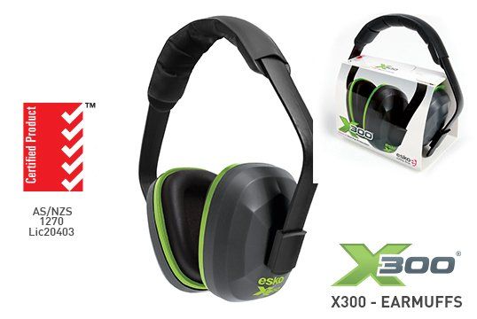 ESKO X300 EARMUFF, 28DP CLASS 5