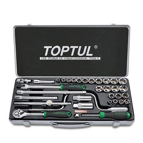 TOPTUL 3/8DR 34PC SOCKET SET