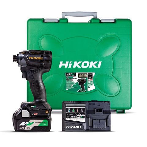 HIKOKI 36V CORDLESS 215NM IMPACT DRIVER KIT - LIMITED BLACK EDITION