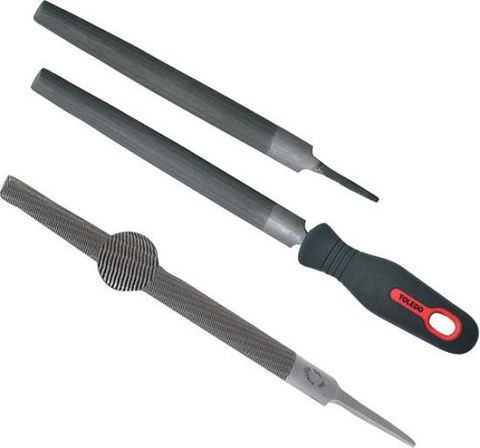 TOLEDO 200mm HALF ROUND BASTARD FILE