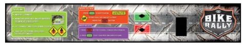 Buy Bike rally Control Panel Decal in Australia - Zax Amusements
