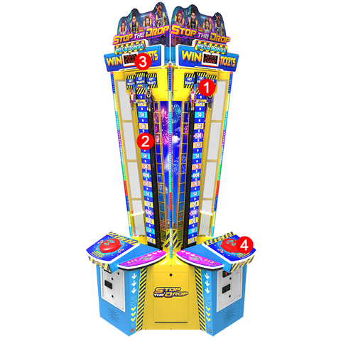 Buy STOP THE DROP GAME (2 PLAYER), MACHINE in Australia - Zax Amusements